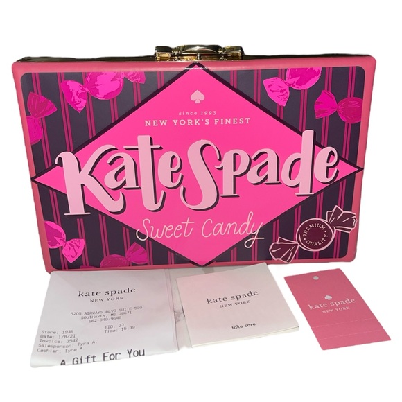 kate spade | Bags | Nwt Kate Spade Candy Wrapper Clutch Candy Shop ...